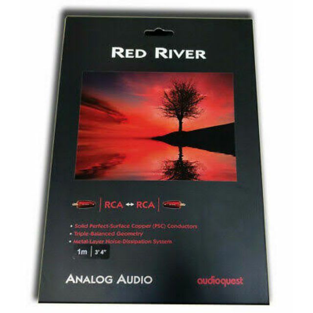Audioquest Red River (RCA to RCA) 1เมตร - tappie - ThaiPick