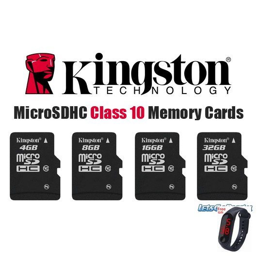 Kingston Micro SD Memory Card 128GB 64GB 32GB 16GB 8GB Class10 Mini SD ...