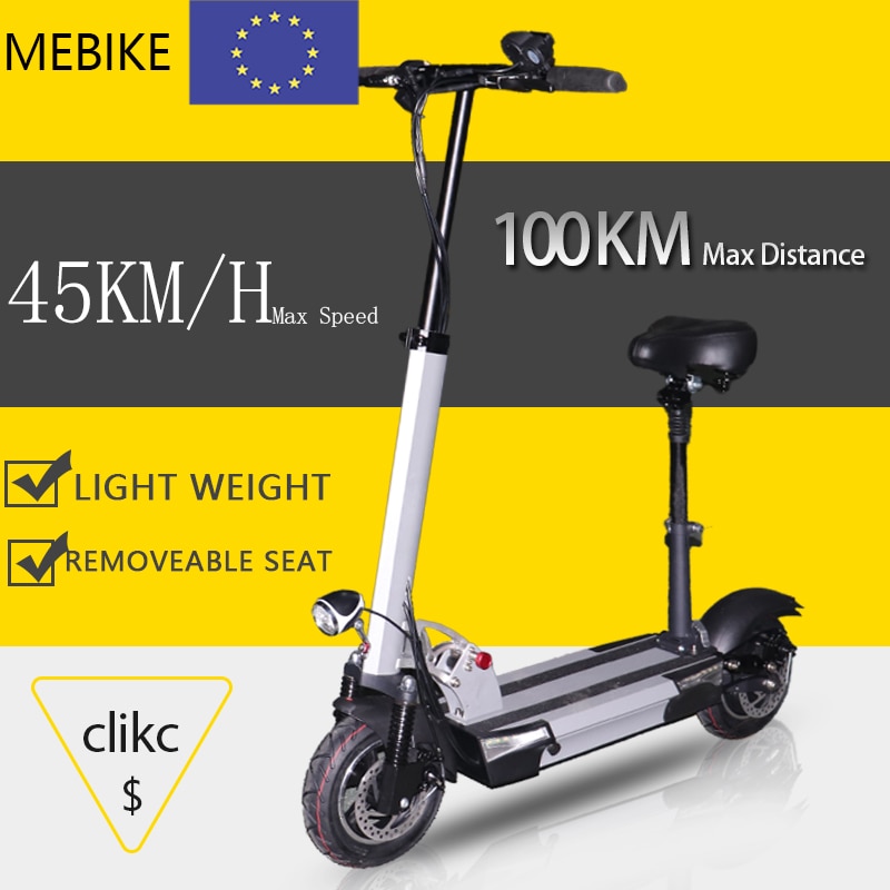 Electric Scooter 500W Adult Removeable battery 48V Folding Longboard ...