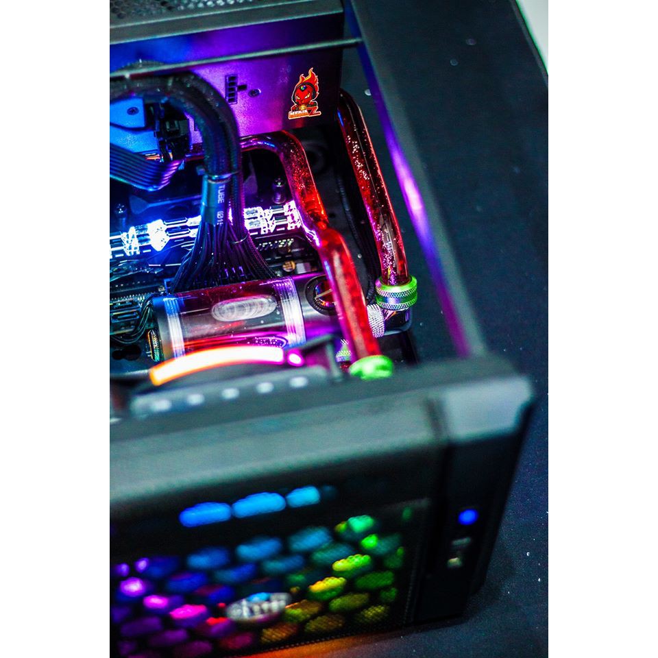 Mediaz คอม mini ใส่ชุดน้ำเปิด AMD Ryzen 5 Elite MINI ITX Small x Liquid ...