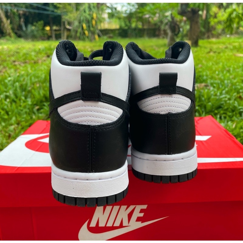 (สินค้าพร้อมจัดส่ง) Nike Dunk High Panda BlackWhite - 3o7u6tuzvb - ThaiPick