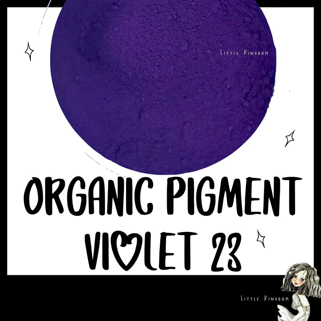 Pigment สีม่วง Pigment Violet PV23 Non-Toxic พิกเมนต์สำหรับทำสีน้ำ สี ...