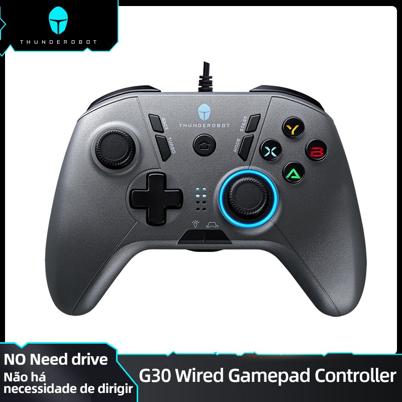 เกมแพด:ThundeRobot G30 Wired Vibration Gamead Joystick Controller for ...