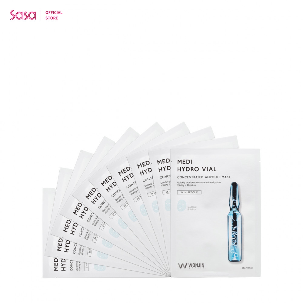 WONJIN EFFECT Medi Hydro Vial Mask มาสก์หน้าบำรุงผิว ให้ความชุ่มชื้น ...