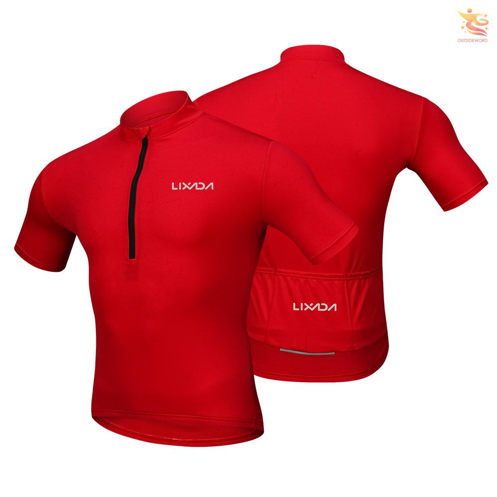 LIXADA Outsideworldเสื้อเชิ้ตแขนสั้นระบายอากาศแห้งเร็วสําหรับผู้ชายขี่ ...