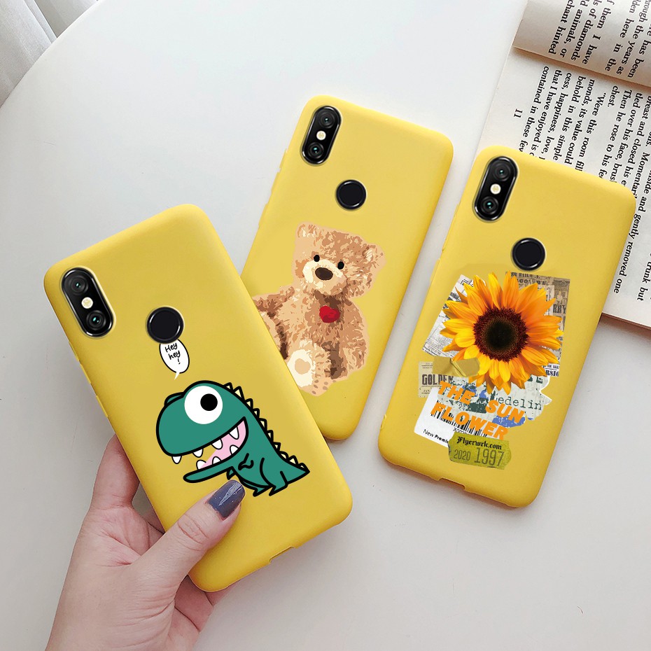 For Xiaomi Mi A2 lite Case Back Cover TPU Matte Soft phone Protector ...