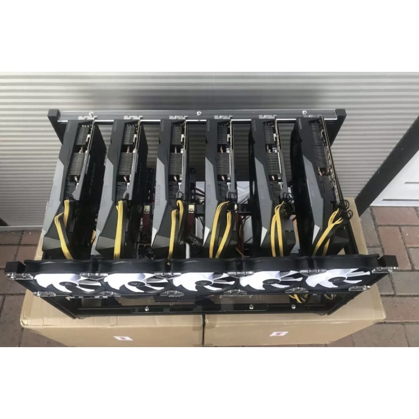 GPU Mining Rig Bundle kit Crypto Miner 6 X AMD Radeon 6800 - yd6rfzslz9 ...