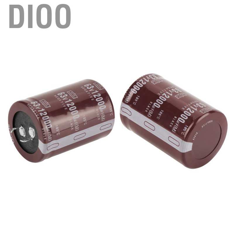 Dioo 2 ชิ้น 63 V 12000 Uf ตัวกรองไฮไฟอิเล็กโทรไลต์ 35x50 มม . สําหรับ ...