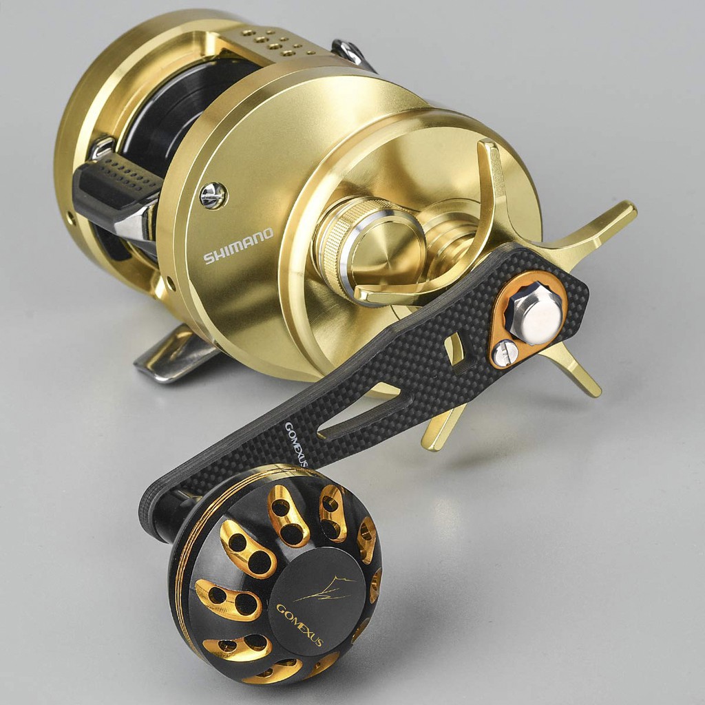 Gomexus 75mm อัพเก รดรอกหยดน้ำร์บอนแขนแต่งรอกHandle สําหรับ รอกตกปลา ...