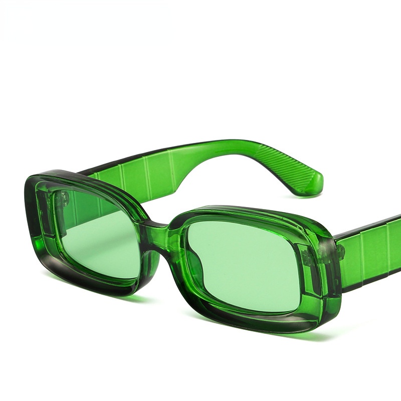 New small-frame sunglasses ins personality candy-colored hip-hop ...