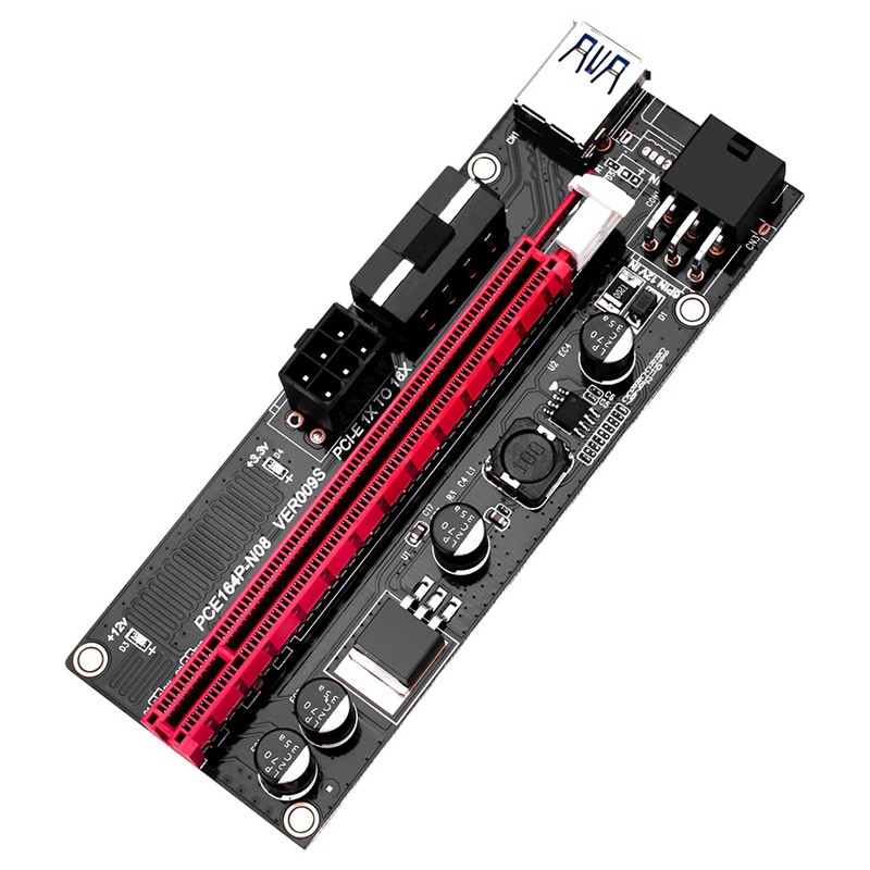 Ver009 Usb 3 . 0 Pci - E Riser Ver009S Express 1X4 X 8X16 X อะแดปเตอร์ ...