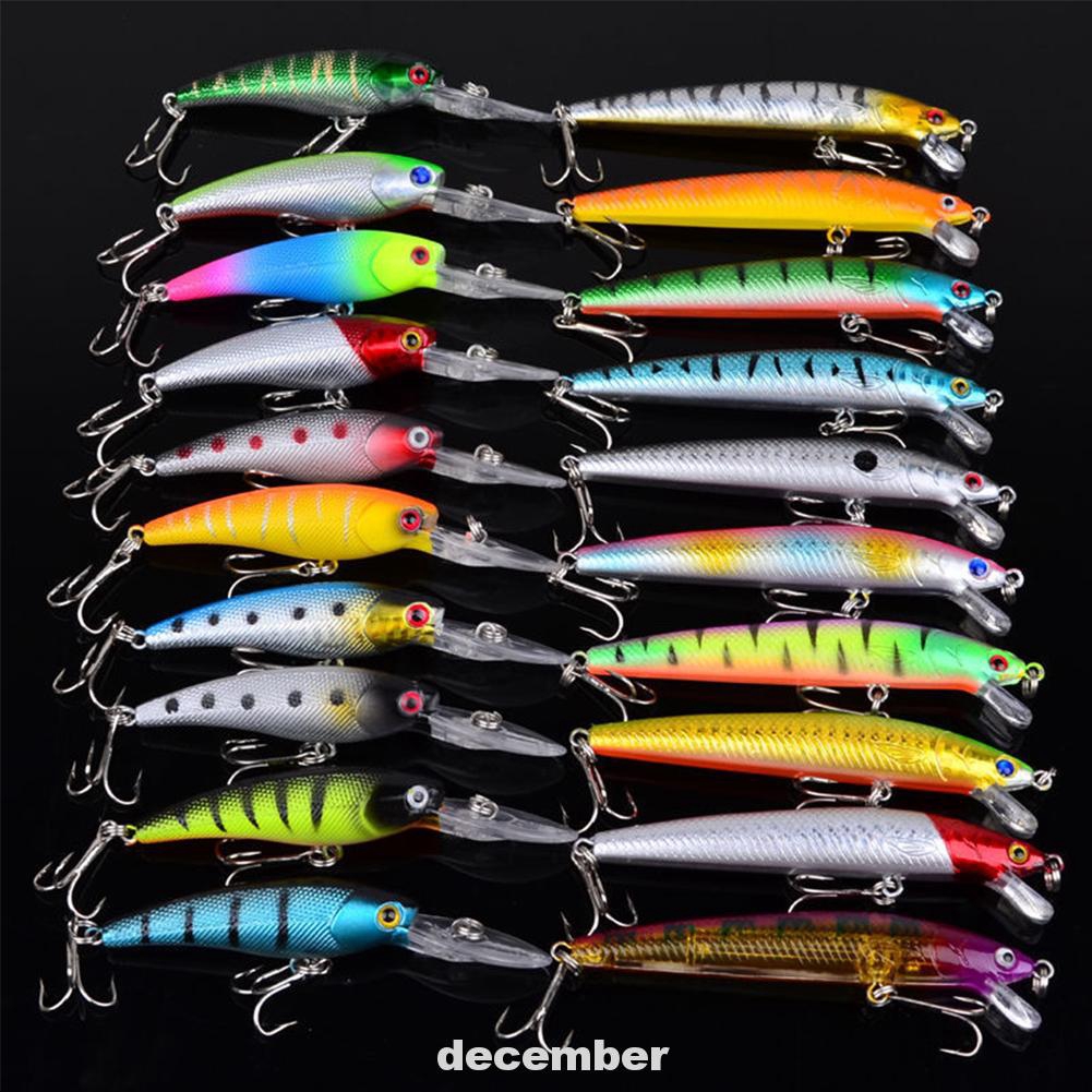 50pcs Reusable Accessories Hard Tackle Saltwater Fishing Lures Set ...