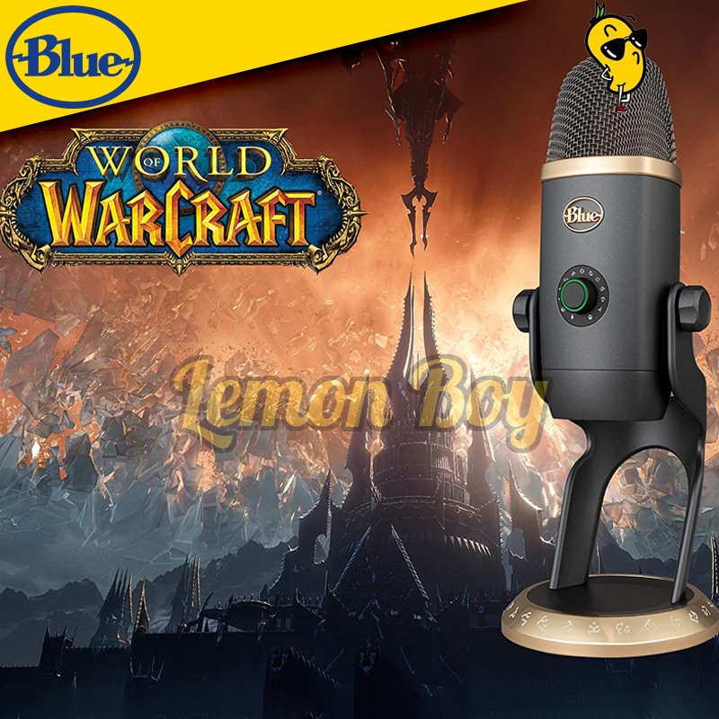Blue Yeti USB Microphone Blackout Edition ไมค์สตรีมเกม พากย์เสียงคุณภาพ ...