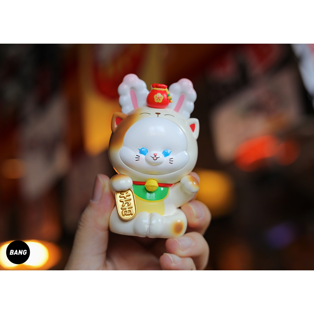 ปัง จุดเกาะปลาดาว Lucky Cat Bubble POPO Limited Tide Play ของขวัญปีใหม่ ...