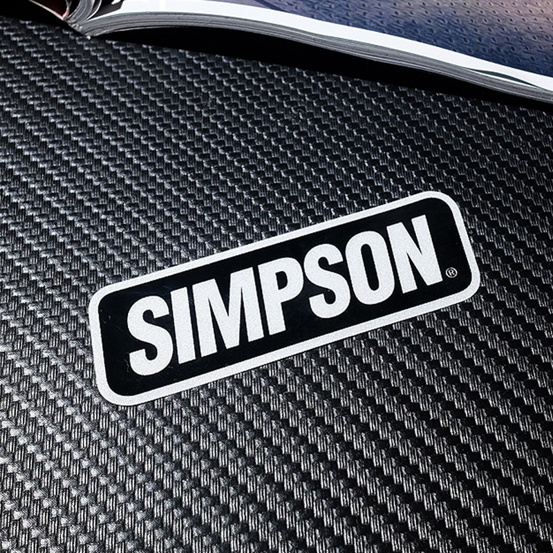 Personality helmet stickers Simpson Reflective sticker DIY Motorcycle ...