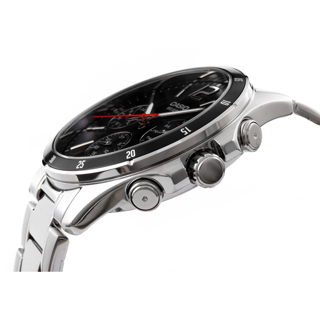 casio MTP-1374D-1A MTP-1375D MTP-1375L นาฬิกาข้อมือสแตนเลสแท้ ประกัน 1 ...