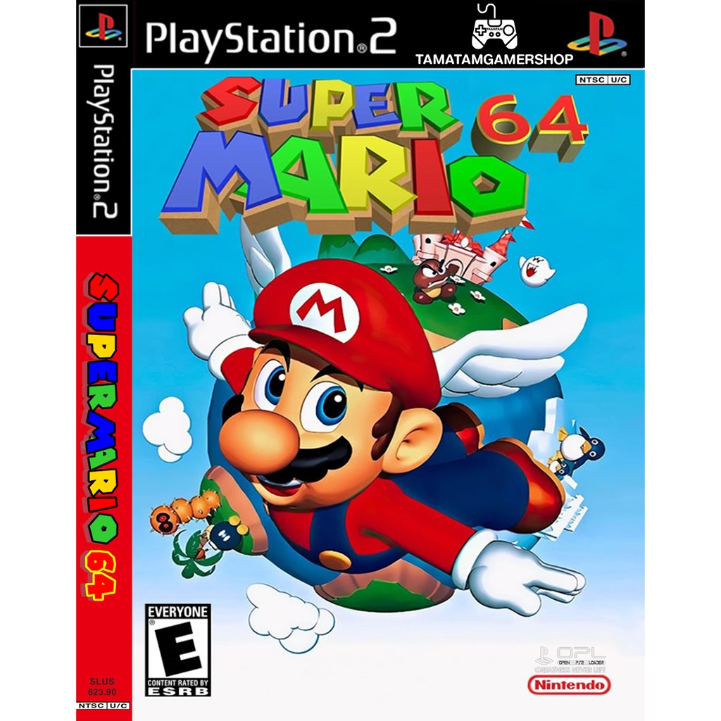 Super Mario64 ps2 แผ่นเกมส์ps2 เกมเพล2 เกมมาริโอ้play2 mario ps2 ...