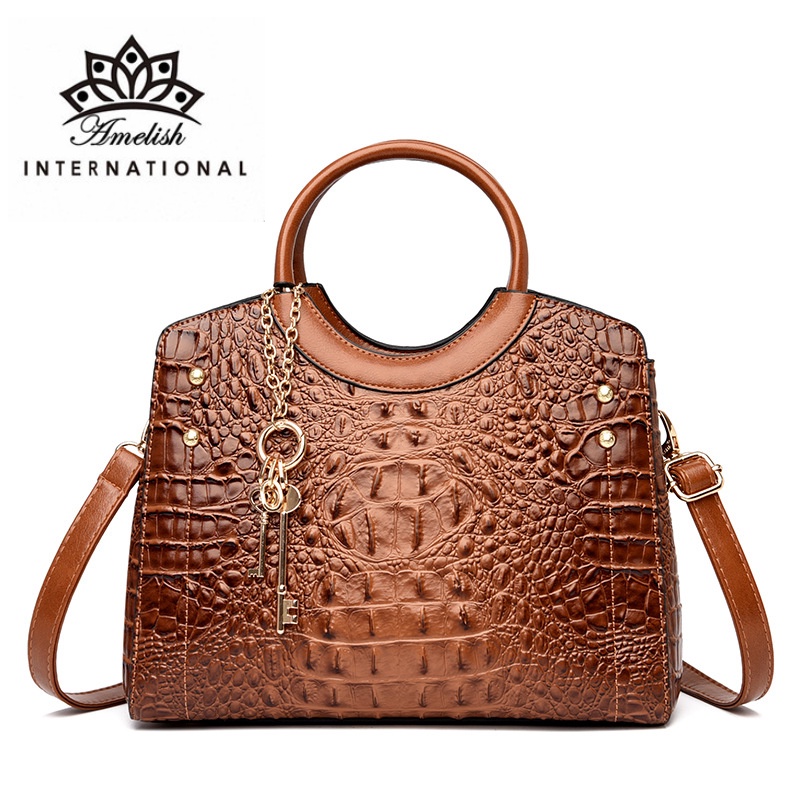 Women39s 2022 New Fashion High Quality Leather Shoulder Bag Ladies ...