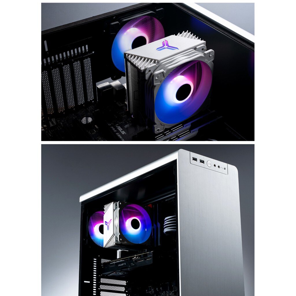 พัดลม CPU Cooler jonsbo CR-1000 White Heatsink auto color ...