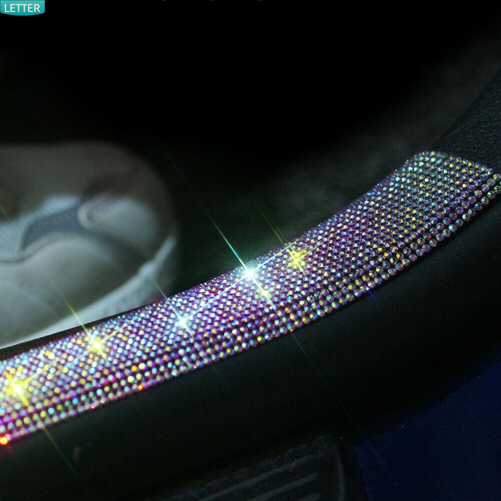 LETTER Cars Accessories Anti-Scratch Bling Bumper sticker Car Door Sill ...