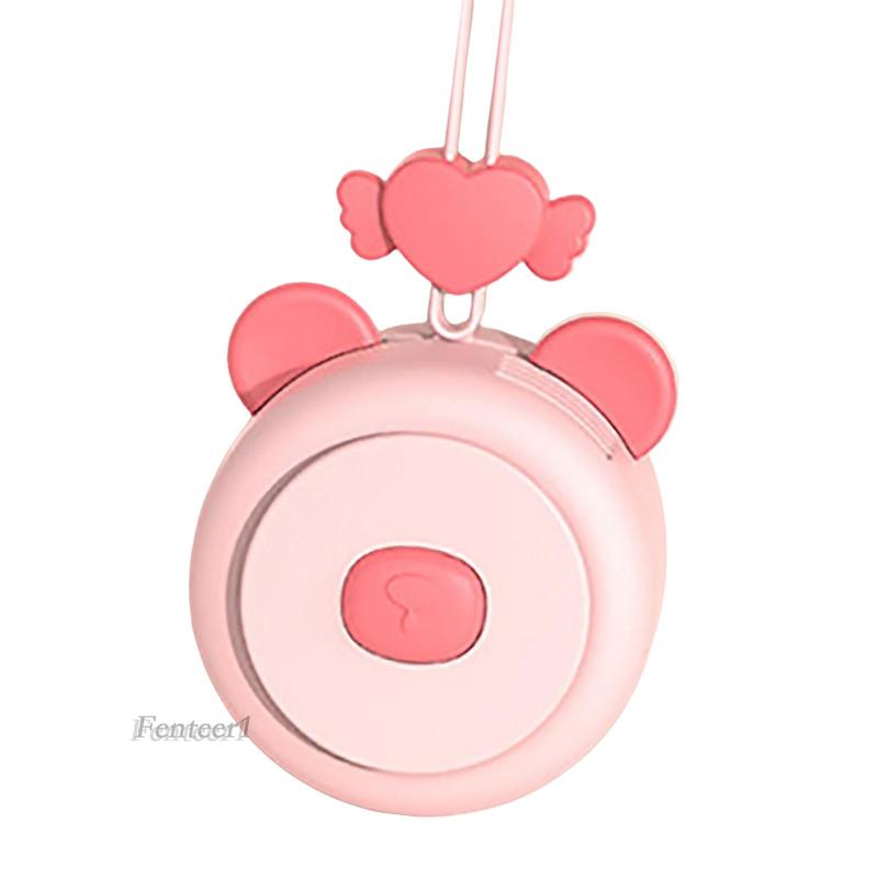 Personal Necklace Fan for Neck Portable Hanging Cooling USB ...