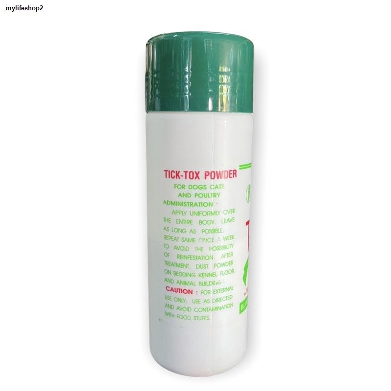 สินค้าสปอต. จัดส่งจากกรุงเทพฯtick-tox ผงกำจัดเห็บหมัด 180 กรัม ...