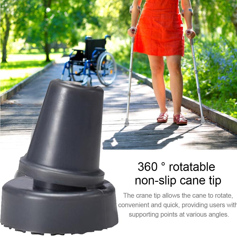 4pcs Professional Anti Slip Walking Stick End Crutch Cane Rubber Leg ...