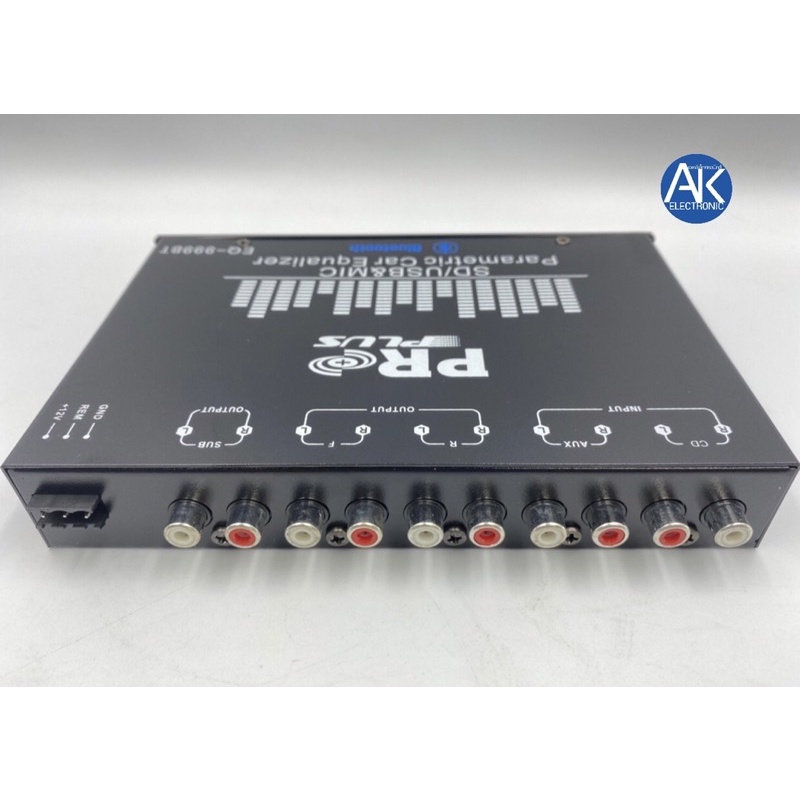 ปรีแอมป์ ปรีรถยนต์ PROPLUS EQ999BT ใช้ไฟ 12V ปรีแอมป์คาราโอเกะ บลูทูธ USB mic 2 ช่อง เครื่อง ...