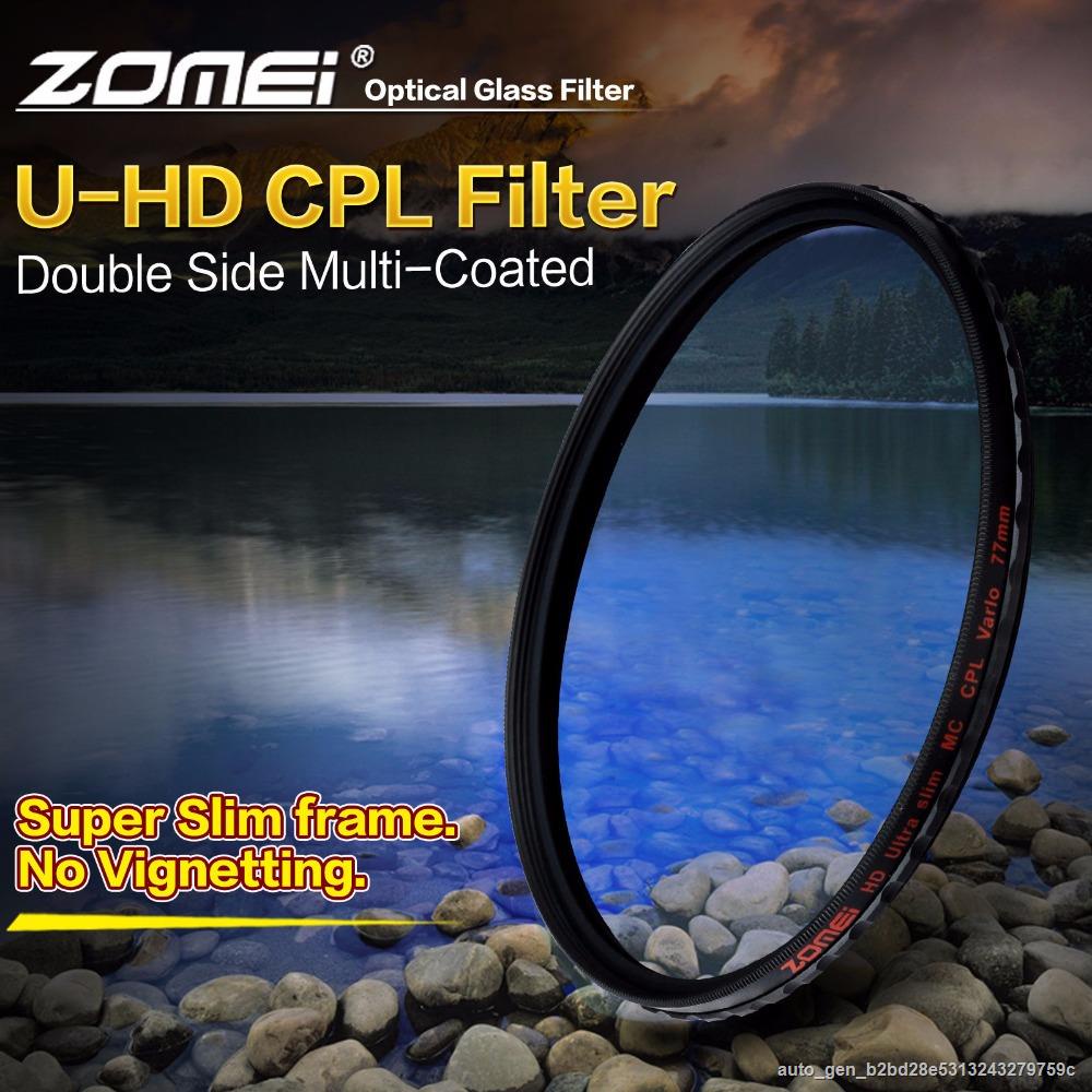 Zomei Hd Galss Pro Cpl Circular Polarizer Polarizing Camera Lens Filter 49mm 52mm 55mm 58mm 62mm ...