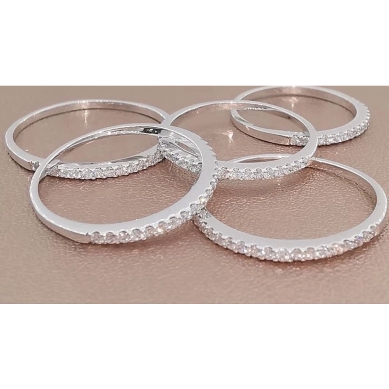 ส่งฟรี️มีแบบผ่อนแหวนเพชรแถวเตยแท้ 19เม็ด - valen.jewelry - ThaiPick