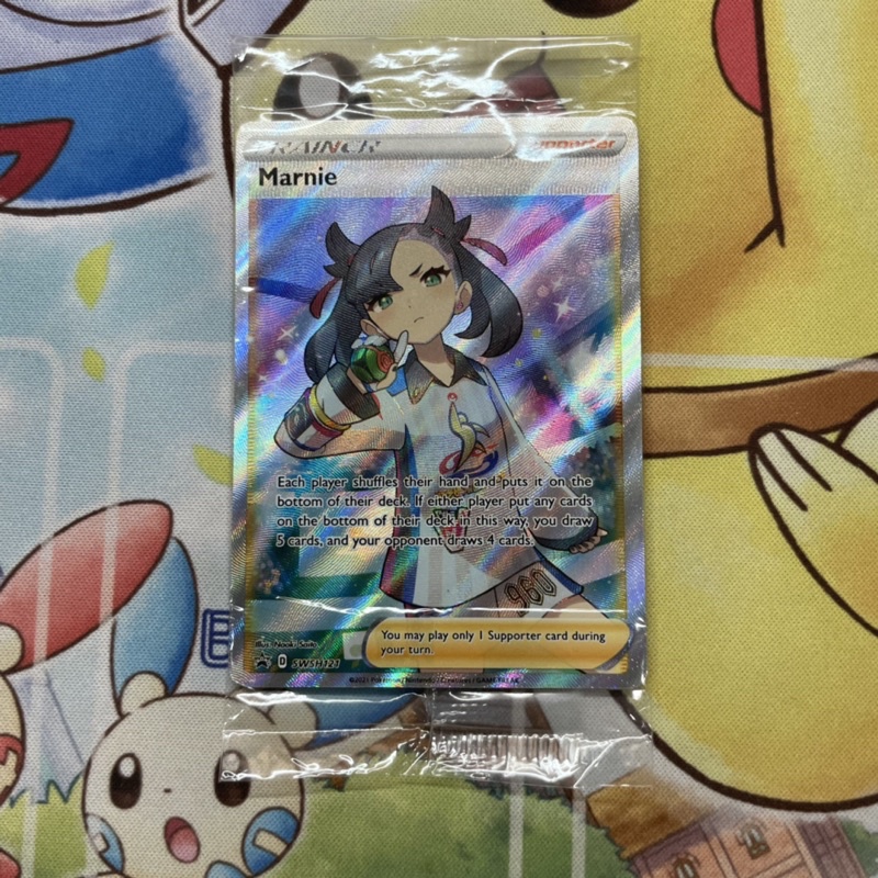[พร้อมส่ง] Marnie Full Art English Sealed / แมรี ชุดยิม SR การ์ดโปเก ...