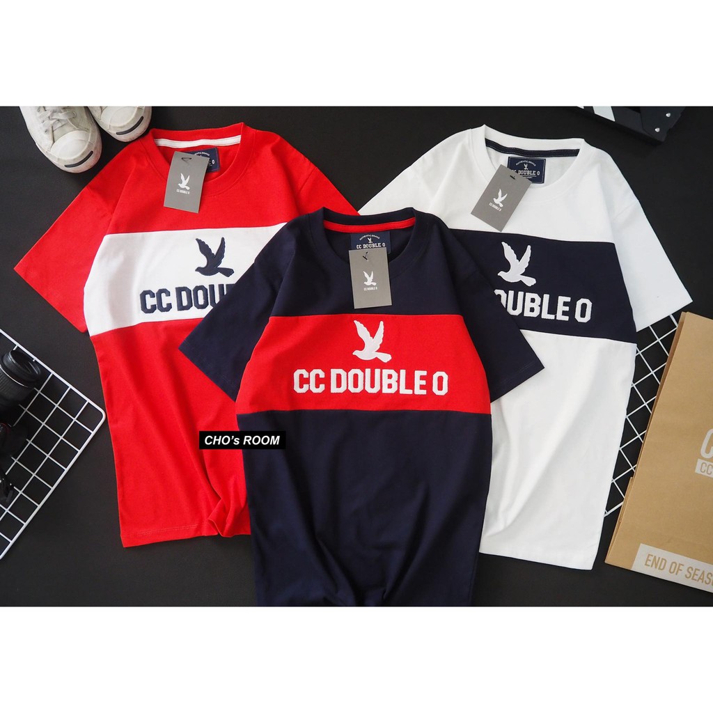 สินค้าขายดี เสื้อยืดงานปักตัดต่อ. งานป้าย CC-DOUBLE O Cotton 100 (SMLXL) No.07 - d_dome_shop ...