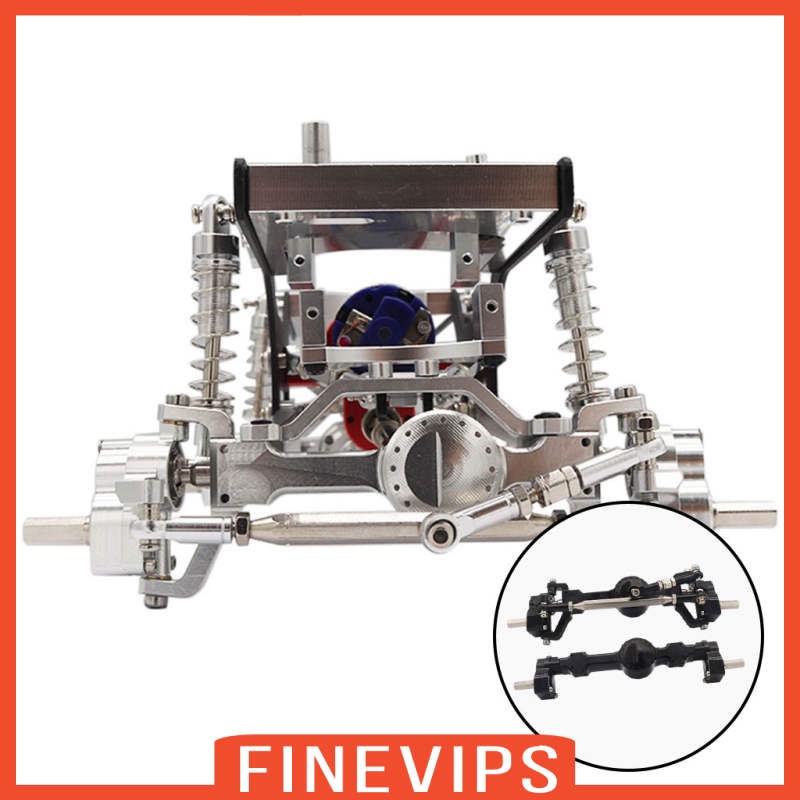 [Finevips] ชุดอุปกรณ์เสริม Rc Axle โลหะ 1:12 Scale Axle สําหรับรถยนต์ ...