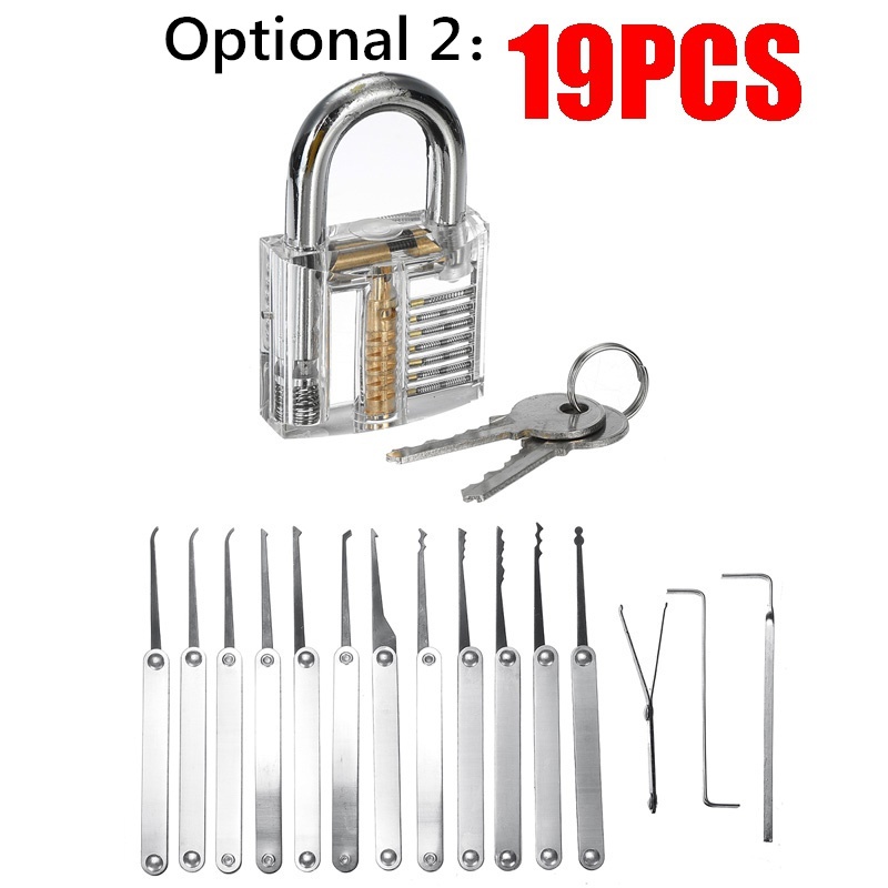 70/60/50/40/25/19/10PCS Unlocking Locksmith Practice Lock Pick Key ...
