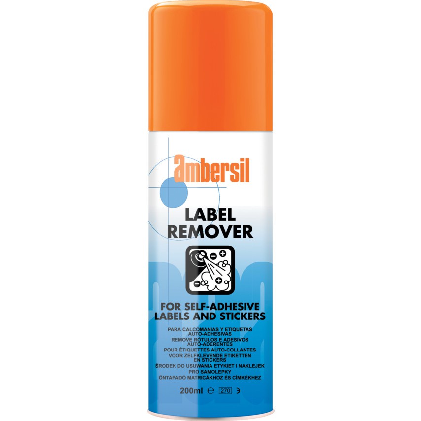 Ambersil Label remover Spray สเปร์ยล้างคราบกาว ขนาด 200ml. Made in UK ...