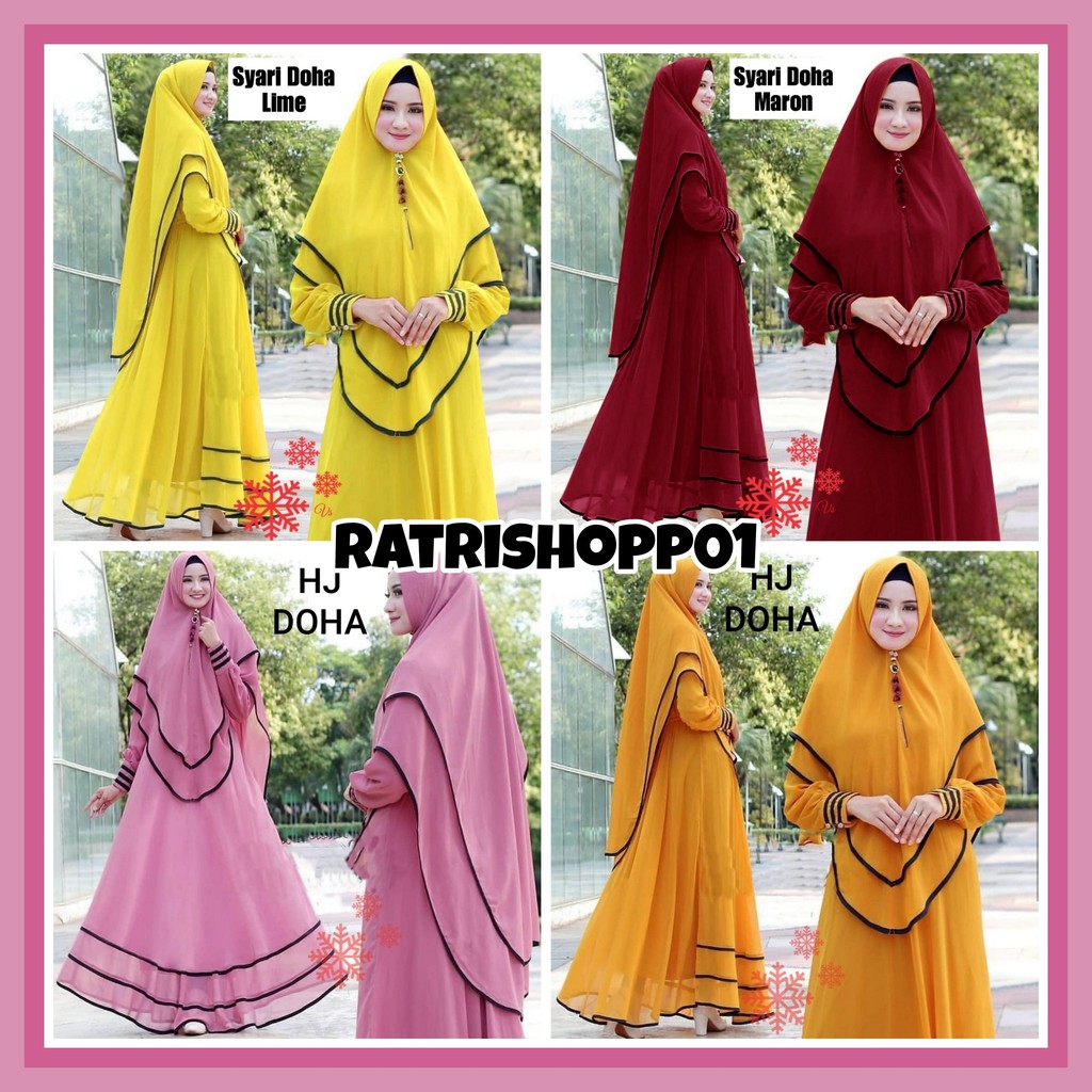 Gamis Syari Muslim Brukat รองเท้าวัยรุ่นสําหรับผู้หญิง 2021 - shinta ...