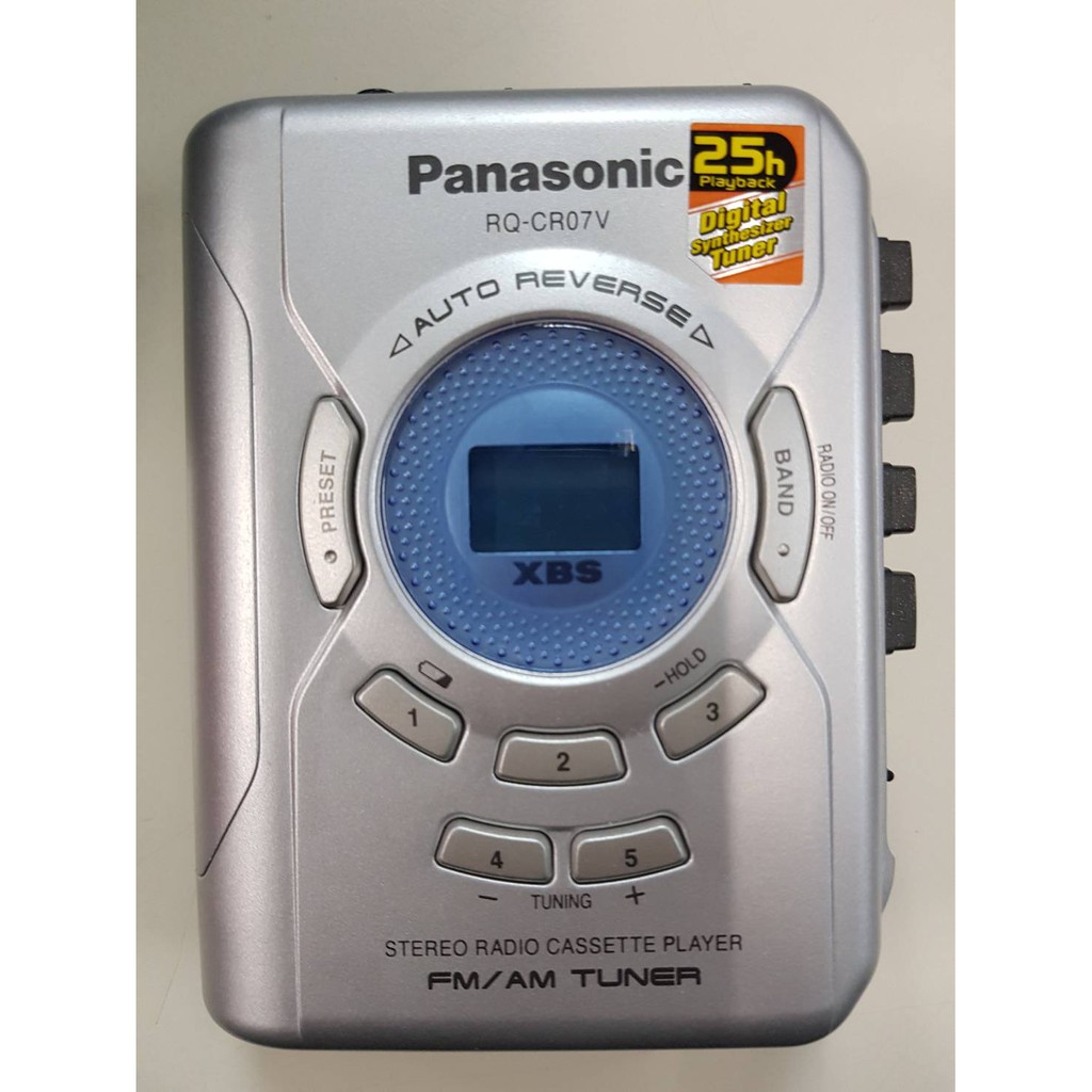 ซาวเบ้า Panasonic Rq-Cr07V Am/ Fm Auto-Reverse Cassette Walkman Radio ...
