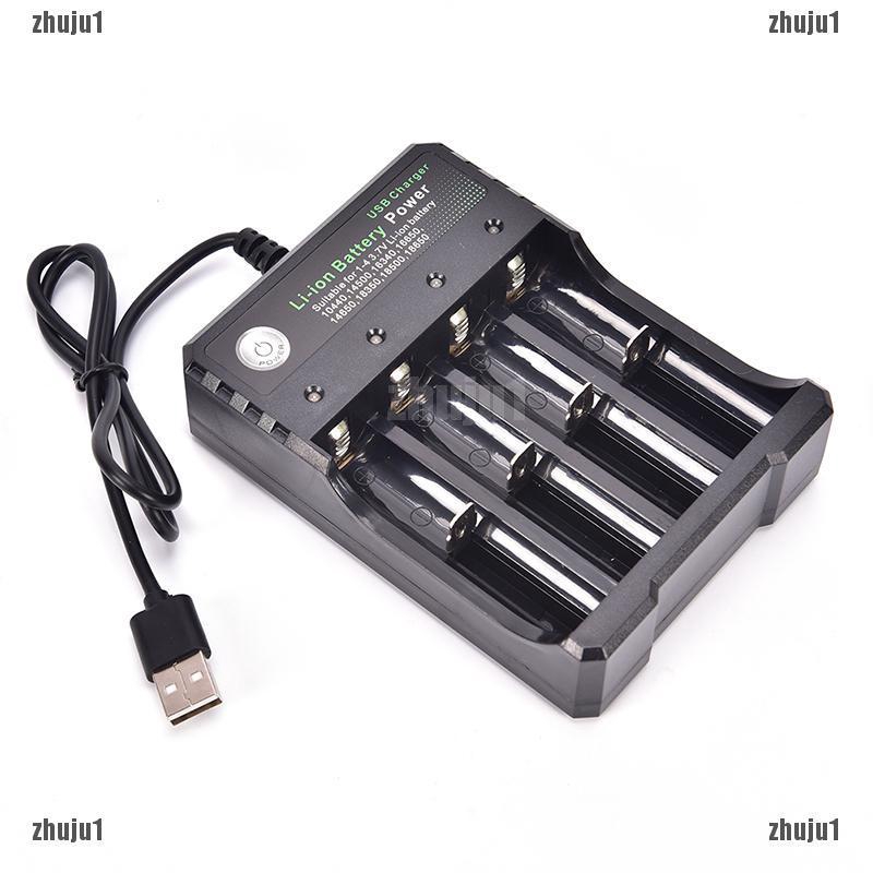 FTO Usb Battery Charger Intelligent 4 Slots Aa Aaa Lithium Rechargeable ...