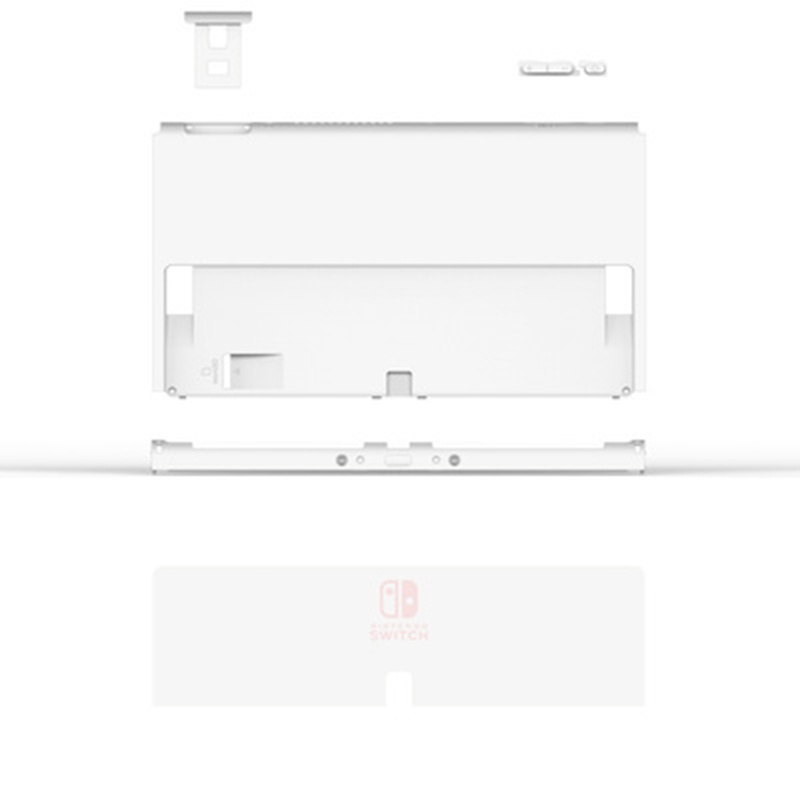 คอนโซลเปลือกFor NS Oled Console Housing Shell Backplate Replacement for ...
