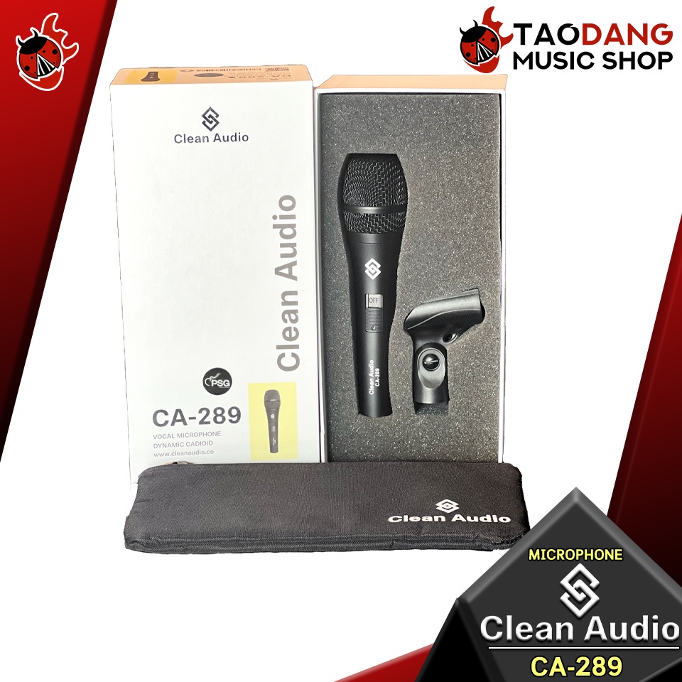กทม.ปริมณฑล ส่งGrabด่วน ไมค์ไดนามิก Clean Audio CA289 - Dynamic ...