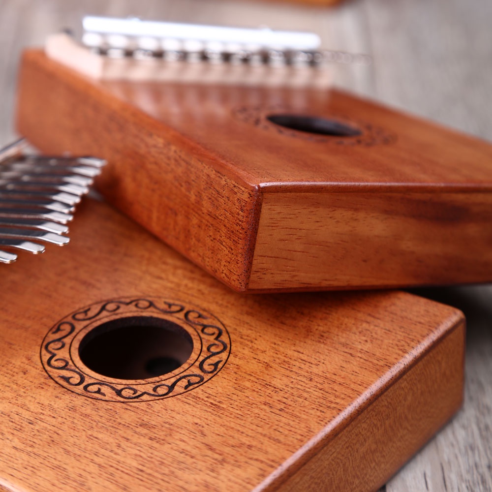 17 Key Thumb Piano Mahogany Finger High-quality Wood Mbira Likembe ...