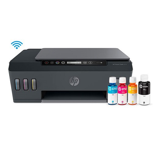 พร้อมหมึกแท้ 4 สี HP Smart Tank 515 Wireless All-in-One (เครื่องพิมพ์ ...