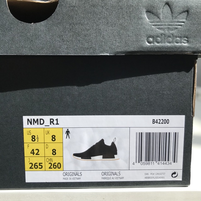 รองเท้า Adidas NMD R1 แท้ 100% จากห้าง สีดำ - ammarinchairattanasak ...