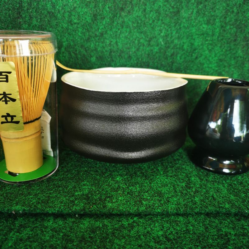 SEIKO อุปกรณ์ชงชาเขียว 4ชิ้น อุปกรณ์ชงมัทฉะชาเขียว ถ้วยมัทฉะ แปรงชงชา ...