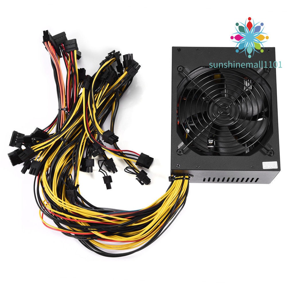 Ready Stock 1800W Modular Mining Power Supply PSU for 8 GPU Eth Rig ...