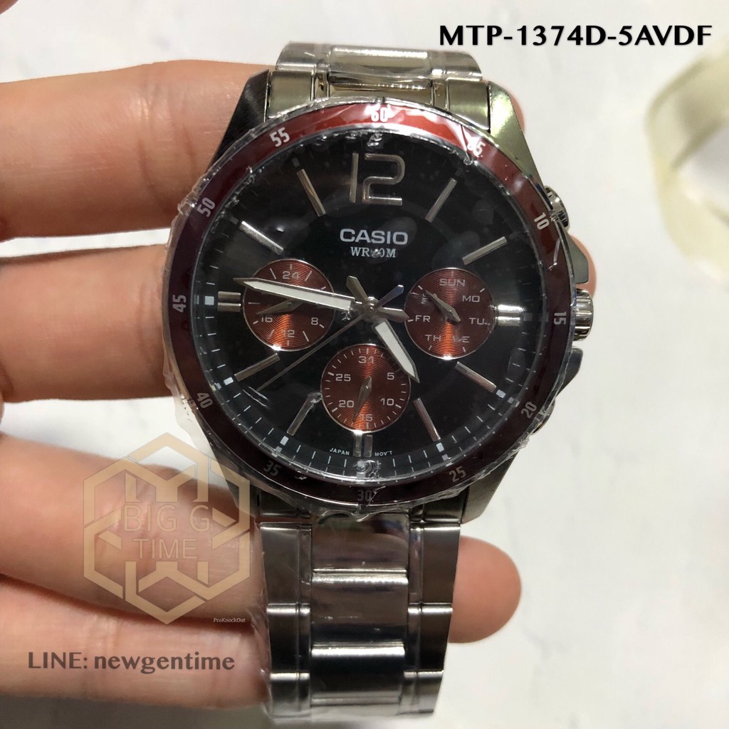 นาฬิกาผู้ชาย Casio ของแท้ MTP-1374D-1A, MTP-1374D-1A2, MTP-1374D-2A ...