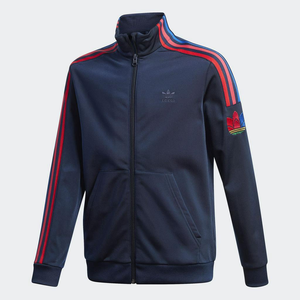 Adidas Originals Adicolor 3d Trefoil Track Top เด็ก ไม่ระบุ เพศ สี