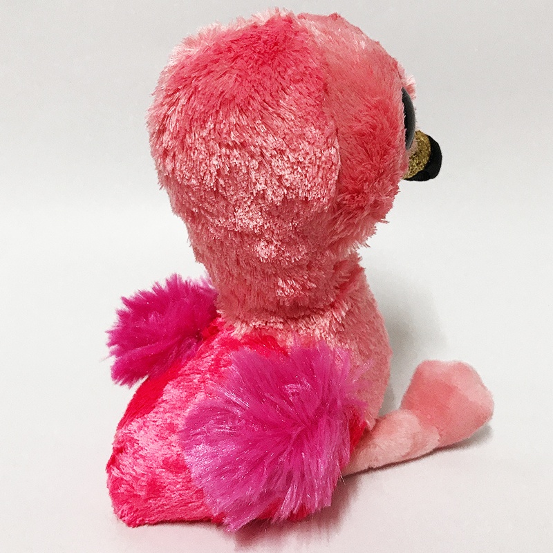Ty Beanie Boos GILDA the Flamingo ตุ๊กตานุ่ม รูปการ์ตูนสัตว์น่ารัก ขนาด ...