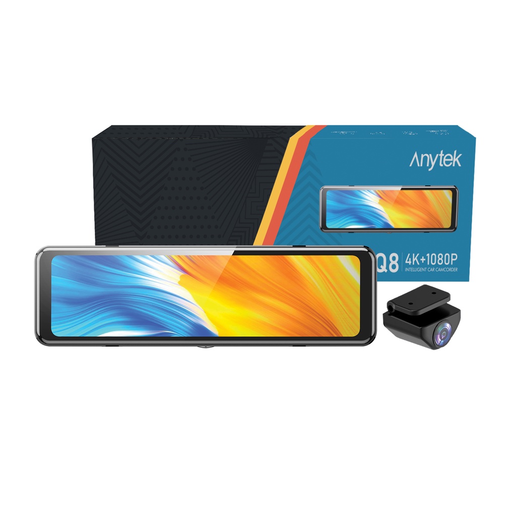 Anytek Thailand Q8 กล้องติดรถยนต์ Touch Screen 10.88 Inch. 4K Front ...