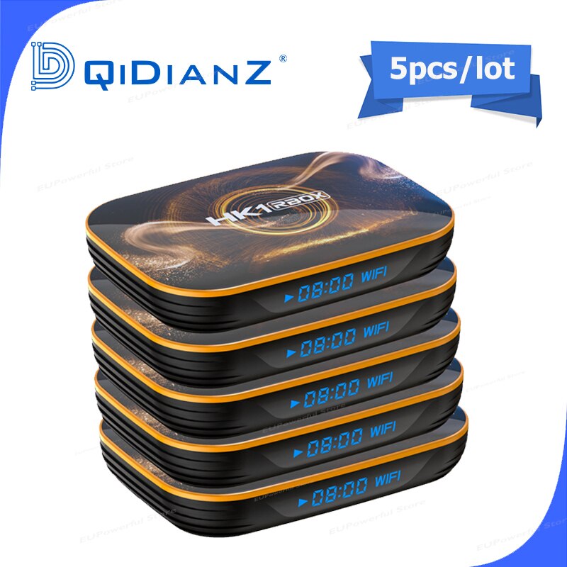 5Pcsกล่องทีวีAndroid 10 4K Dual Wifi BT Media Player Play Store Appฟรี ...